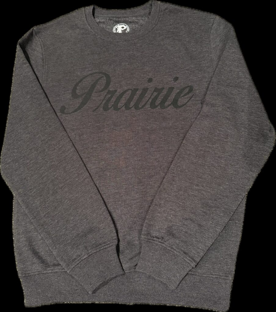 Prairie Ghost Script Crew Neck – Prairie Skate & Snow