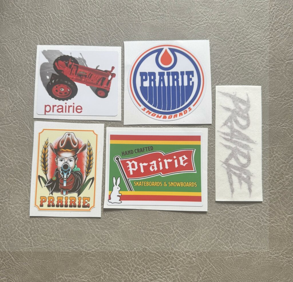 Sticker packs – Prairie Skate & Snow
